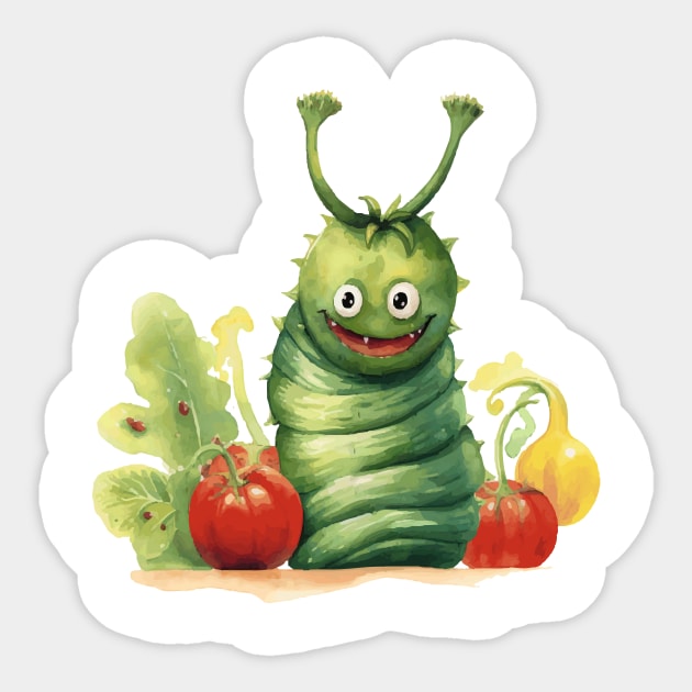 Very hungry caterpillar - Caterpillar - Sticker | TeePublic Very hungry caterpillar - Caterpillar - Sticker | TeePublic